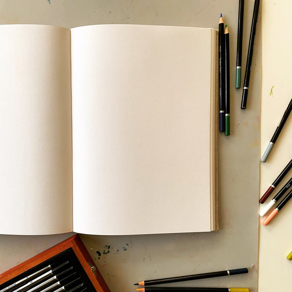 Artists Sketchbook - Greige – The Stamford Notebook Co.