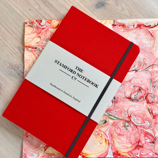 The Woven Cloth Notebook - Tomato – The Stamford Notebook Co.