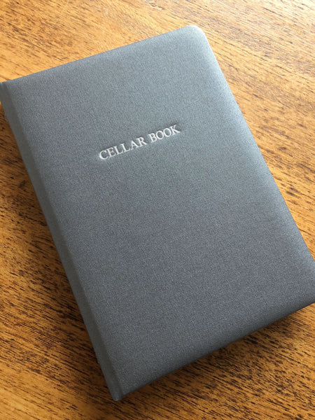 Metallic Buckram Wine Cellar Book - Pewter – The Stamford Notebook Co.