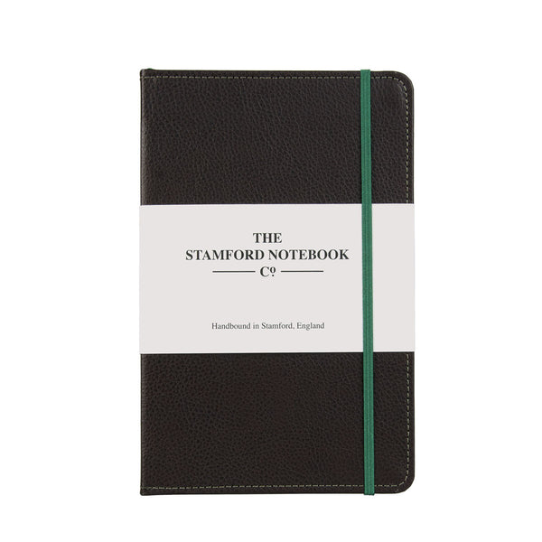Stitched Leather Notebook - Dark Brown – The Stamford Notebook Co.
