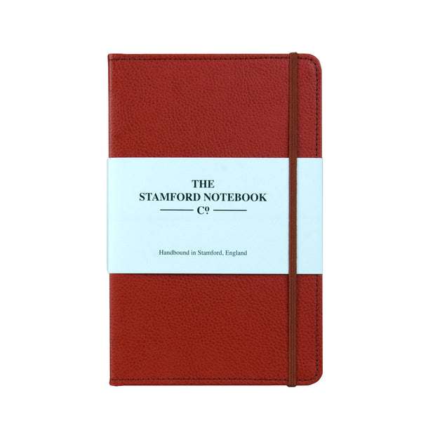 Stitched Leather Notebook - Red – The Stamford Notebook Co.