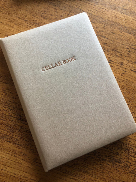 Metallic Buckram Wine Cellar Book - Champagne – The Stamford Notebook Co.